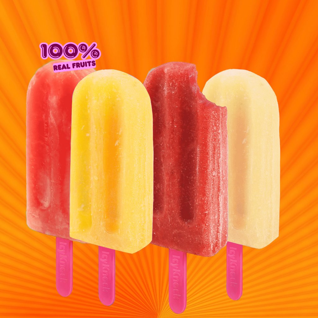 Buy Ice Popsicles | Healthy Fruit Flavored Ice Pops- Icy Knock